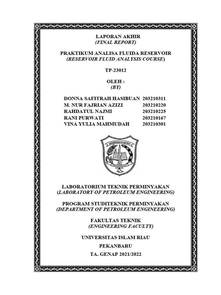 Laporan Akhir Kelompok 4 | PDF