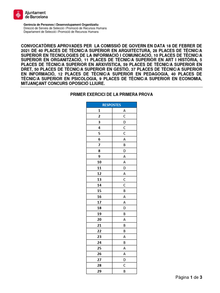 Solucionari 1r Exercici 1a Prova A1 2021-1 | PDF
