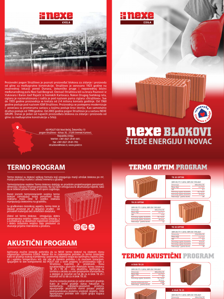 Bricks Catalogue Serbian | PDF