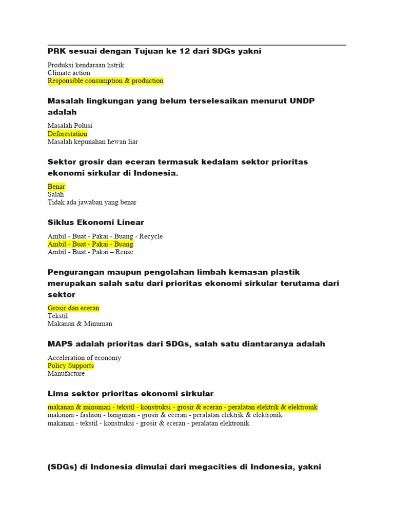 Latihan Materi TKP | PDF