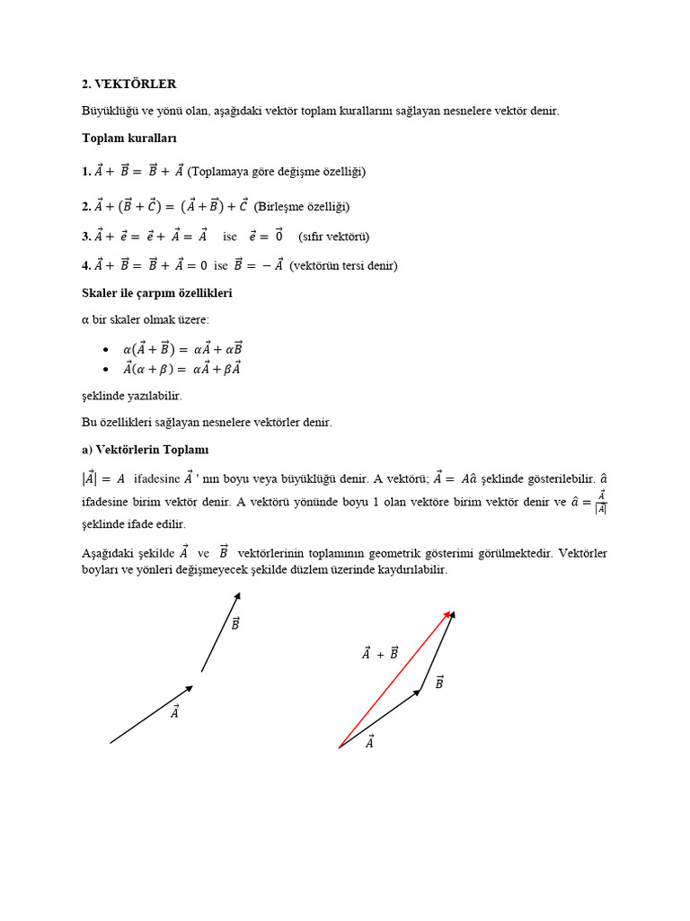 Fizik Formüller | PDF