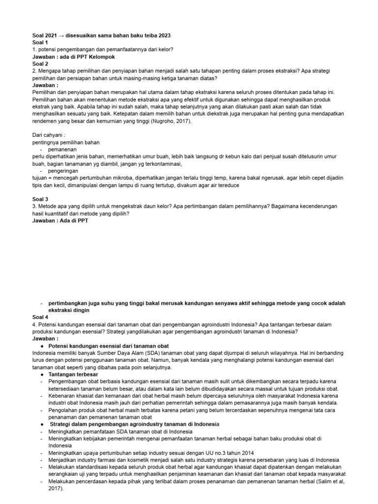 Cheat Sheet TEIBA | PDF