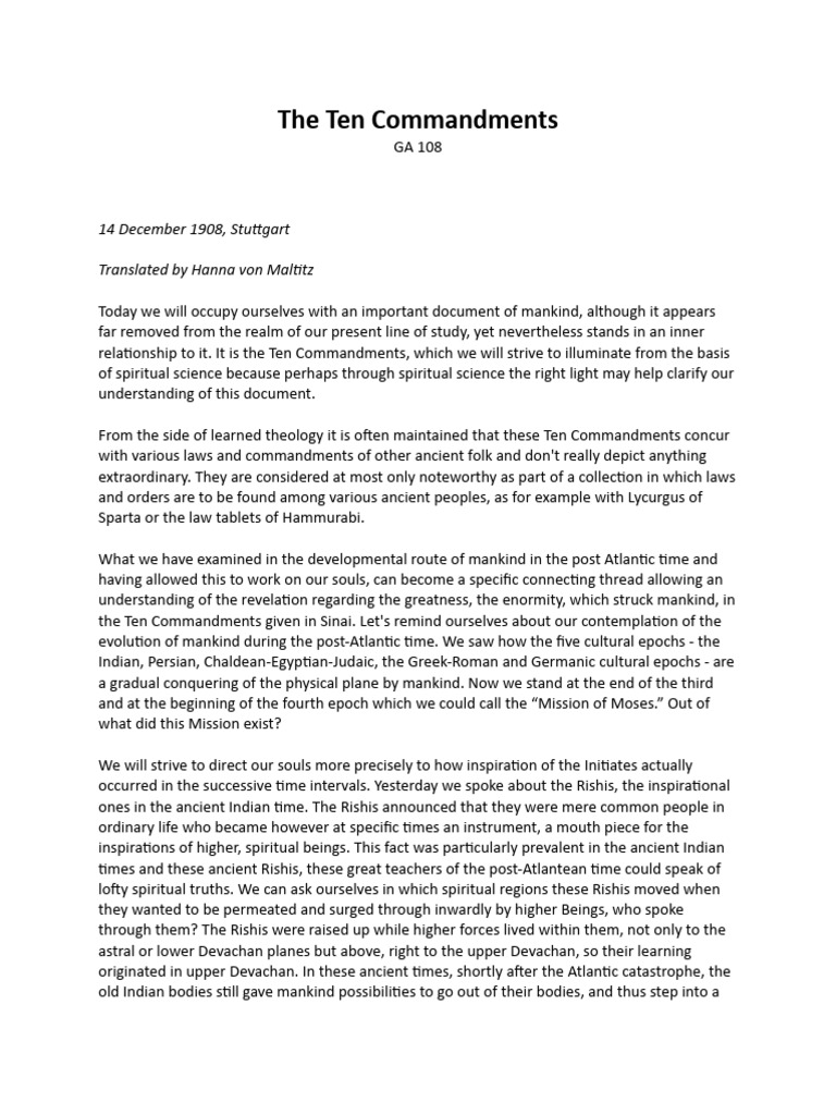 Mandments | PDF | Ten Commandments | Soul