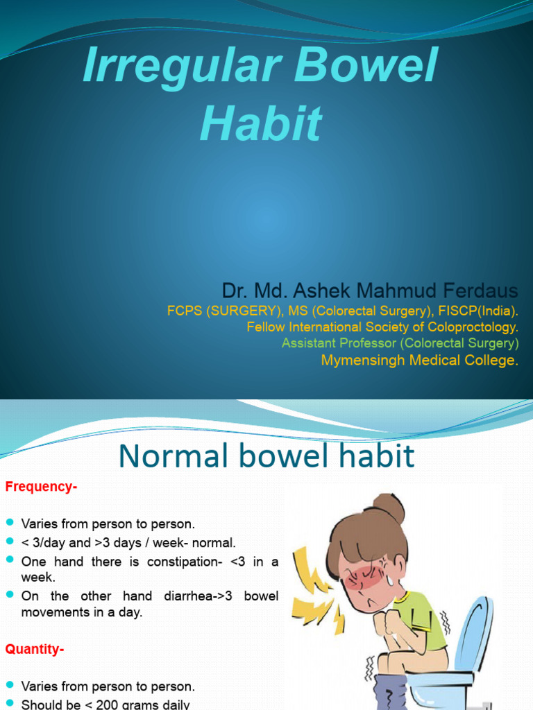 Irregular Bowel Habit | PDF | Constipation | Irritable Bowel Syndrome