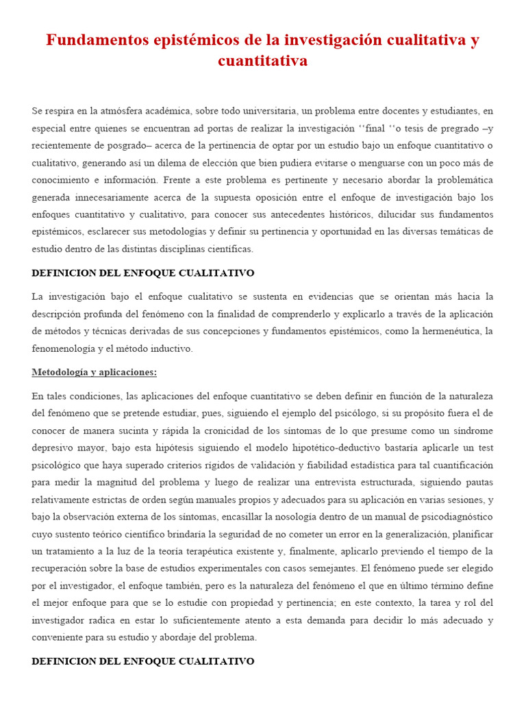 Critica Metodologia | PDF | Teoría | Sicología