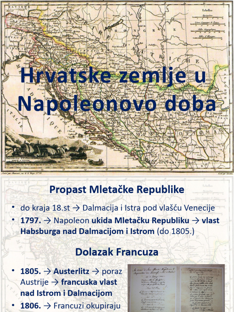 13SAT Hrvatske Zemlje U Napoleonovo Doba | PDF