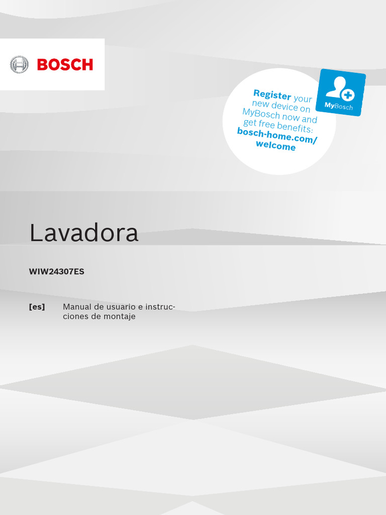 Manual_Instrucciones_9001729122_A | PDF | Enchufes y tomas de corriente alterna | Agua