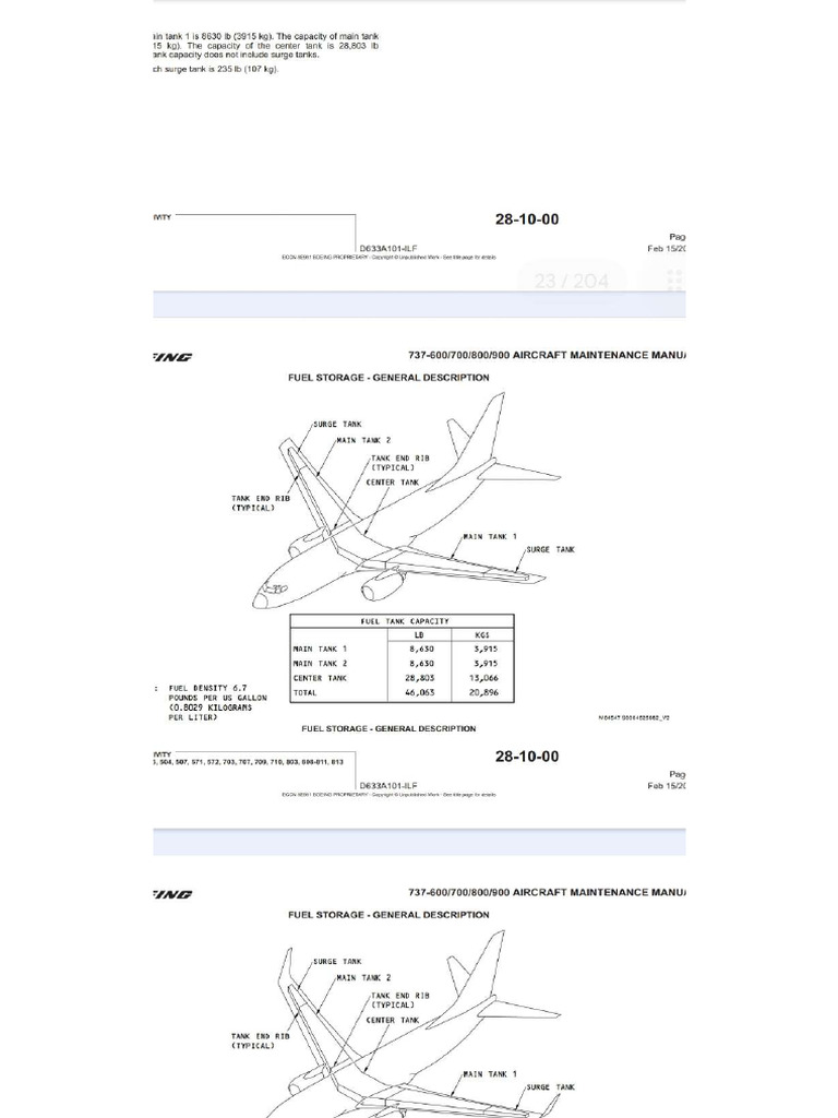 B737 NG Fuel Capacity | PDF
