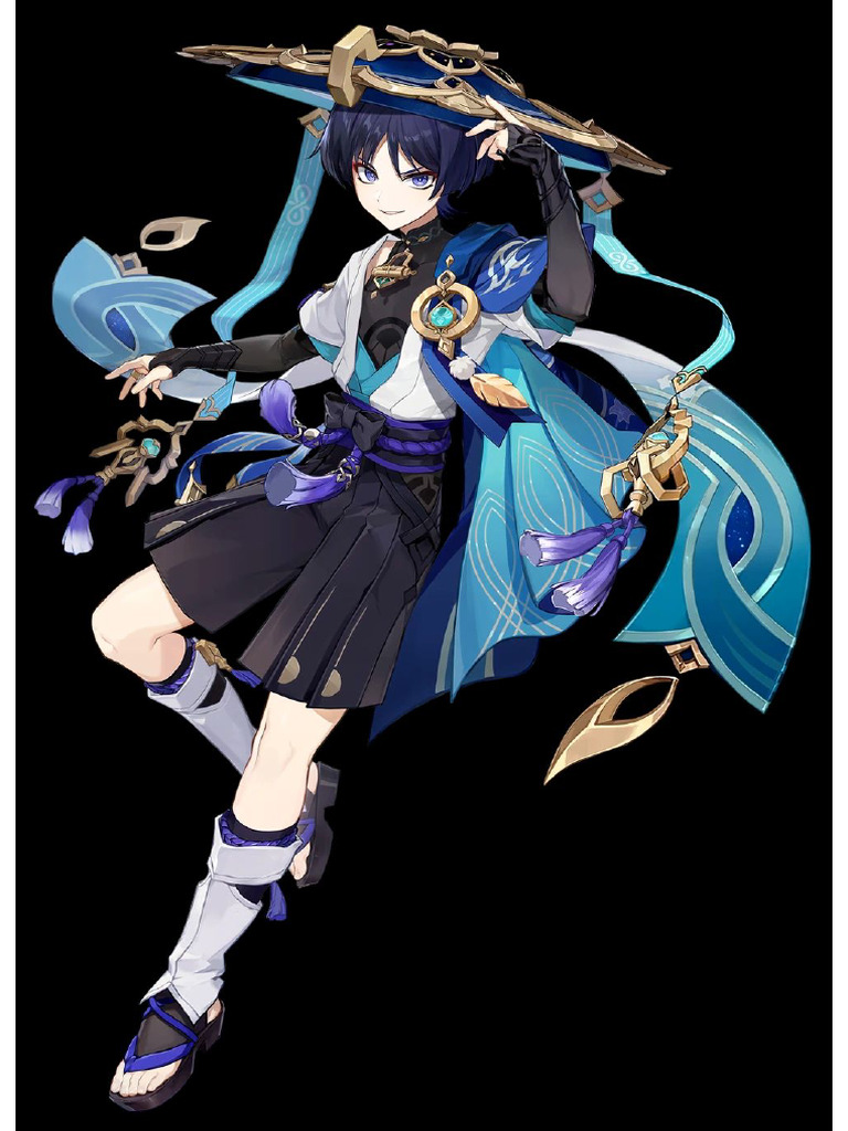 Scaramouche Genshin Impact Papercraft Model Lolol | PDF