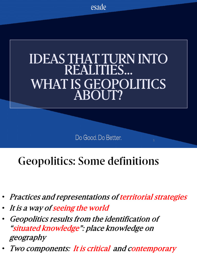 1.5 What Is Geopolitics | PDF