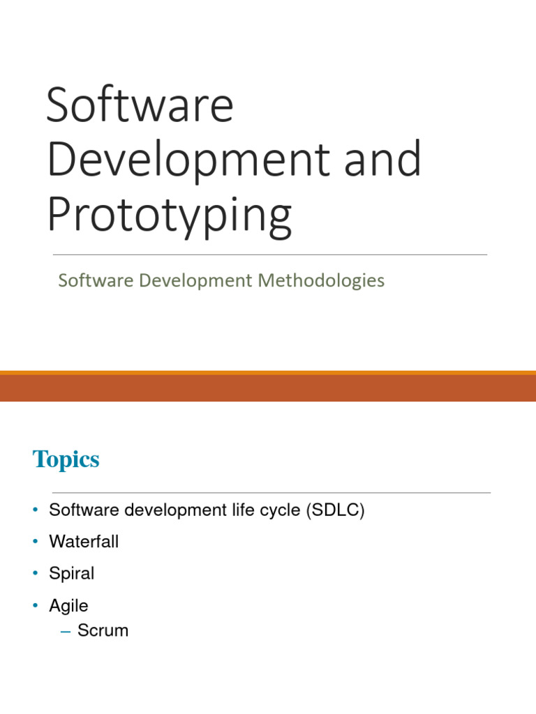 SW Methodologies - Part1-V02 | PDF | Scrum (Software Development) | Software Development Process