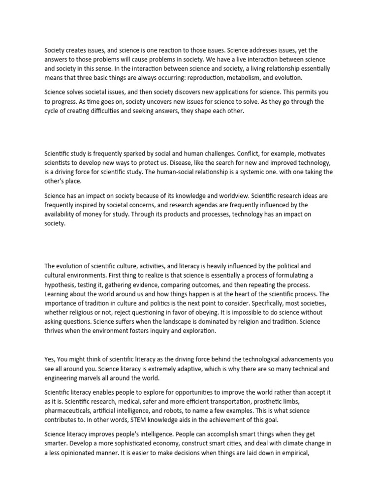 Activity STS | PDF | Science | Scientific Method