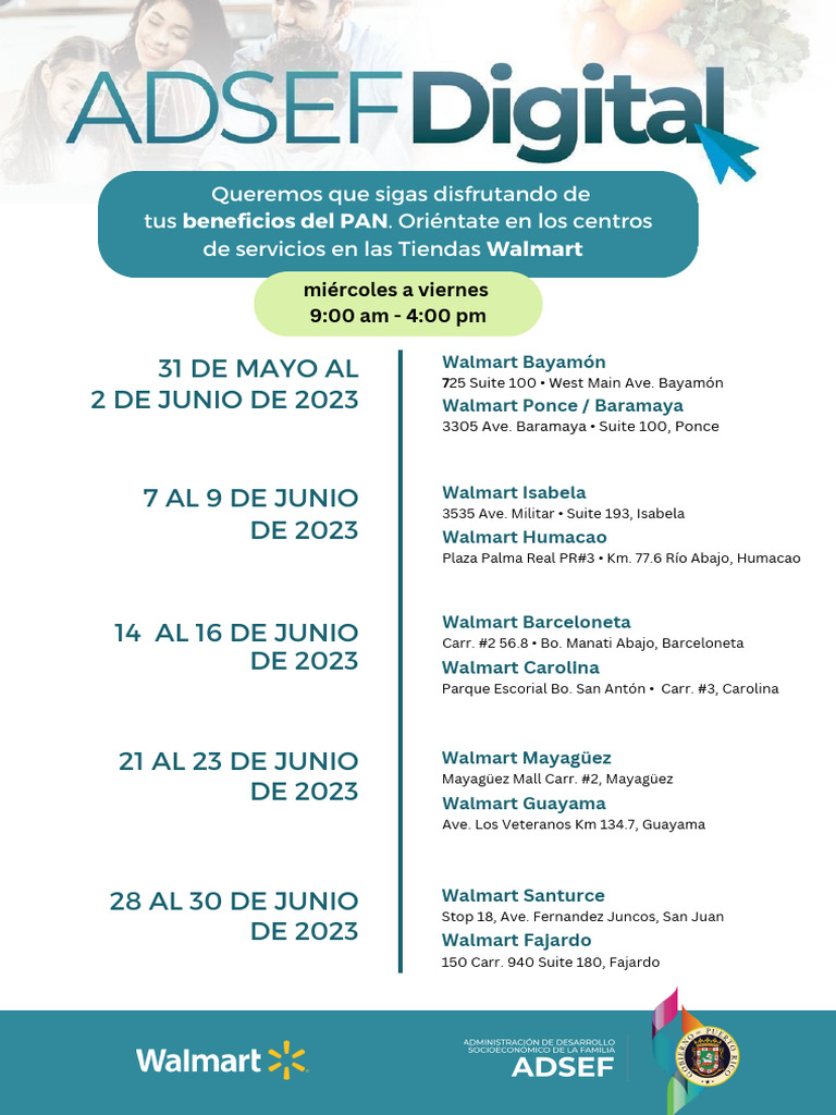 Calendario ADSEF Digital Tour | PDF