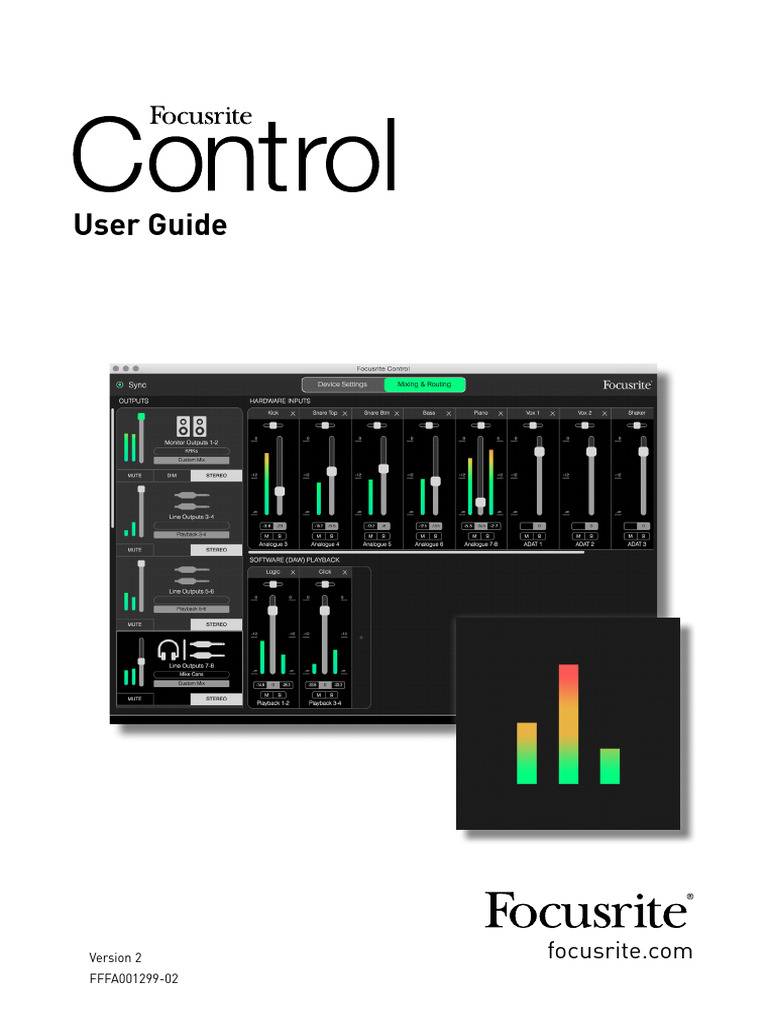 Focusrite Control Clarett Thunderbolt User Guide V2 | PDF | Input/Output | Information And ...