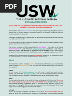 The Ultimate Survival World Installation Guide - v10 | PDF | Minecraft ...