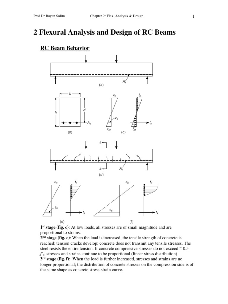 2 19 Flexural Analysis and Design of RC Beams | Download Free PDF | Strength Of Materials | Fracture
