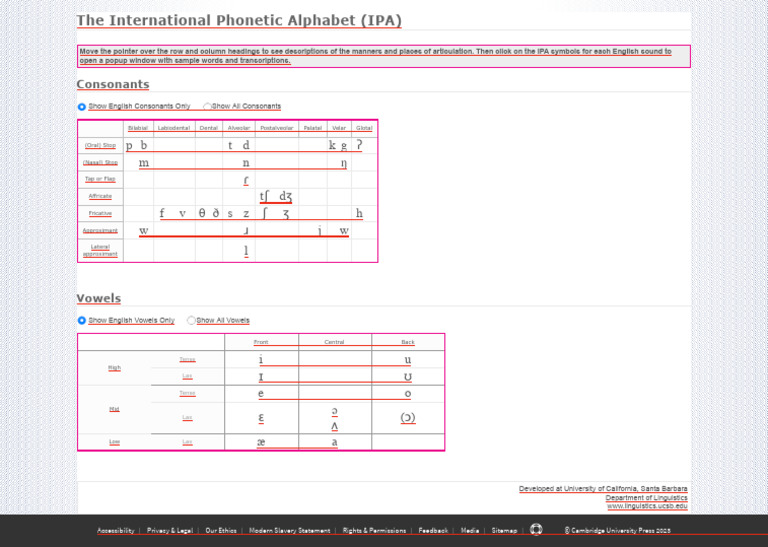 The International Phonetic Alphabet (IPA) | PDF | Phonetics | Consonant