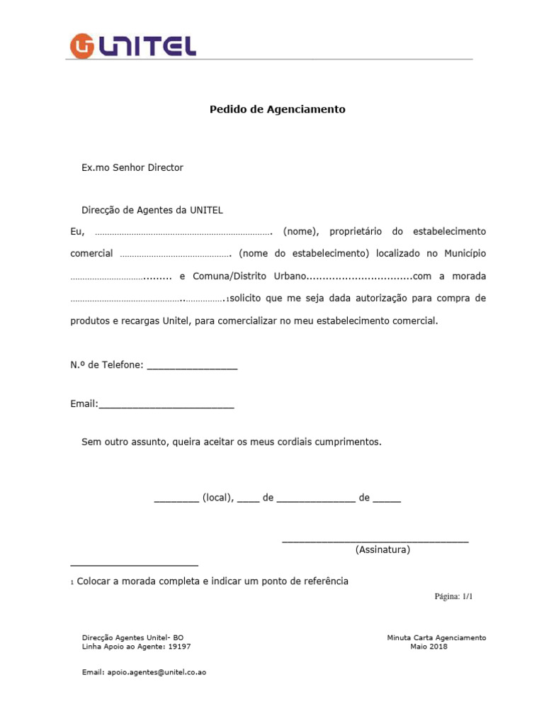 Minuta Carta_Agenciamento actualizado | PDF