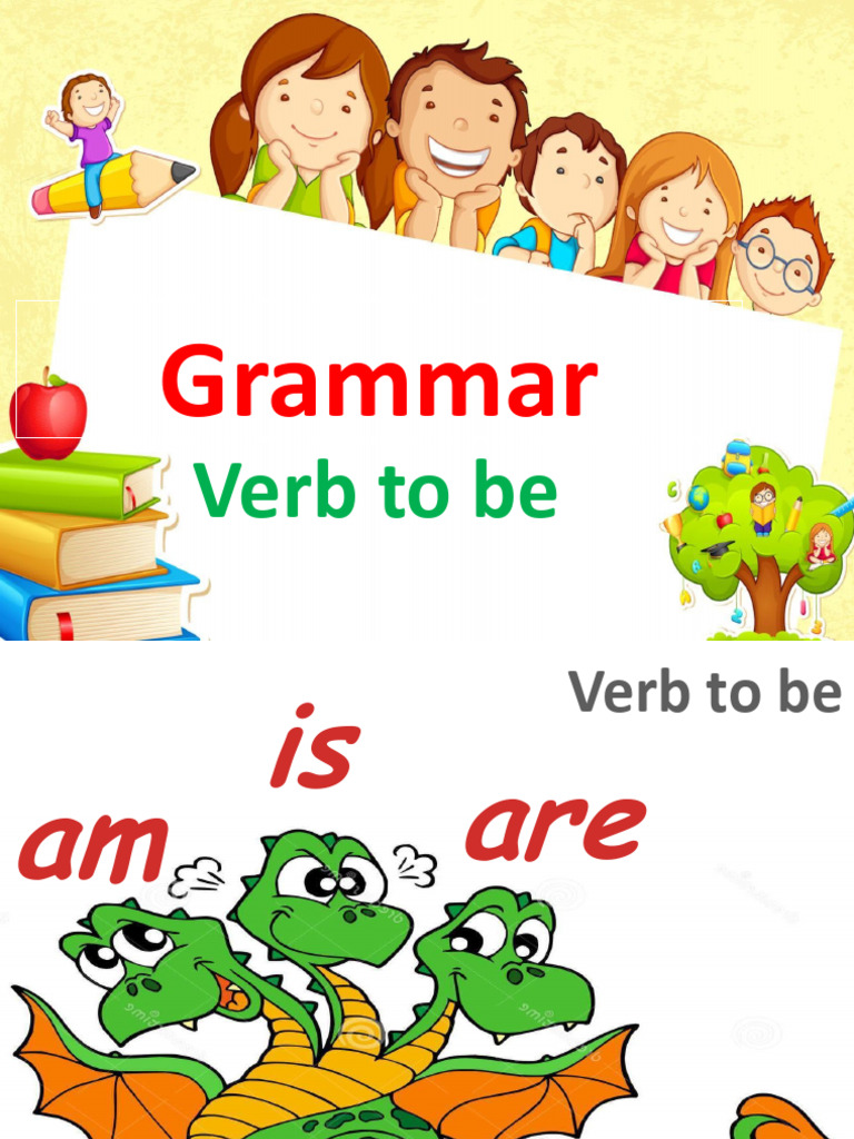 Grammar Verb To Be Flashcards - 132470 | PDF | Linguistics | Grammar