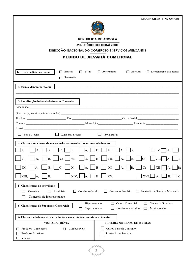 Form Alvara Comercial Modelo Silacdncsm001 1476475148 | PDF | Economias ...