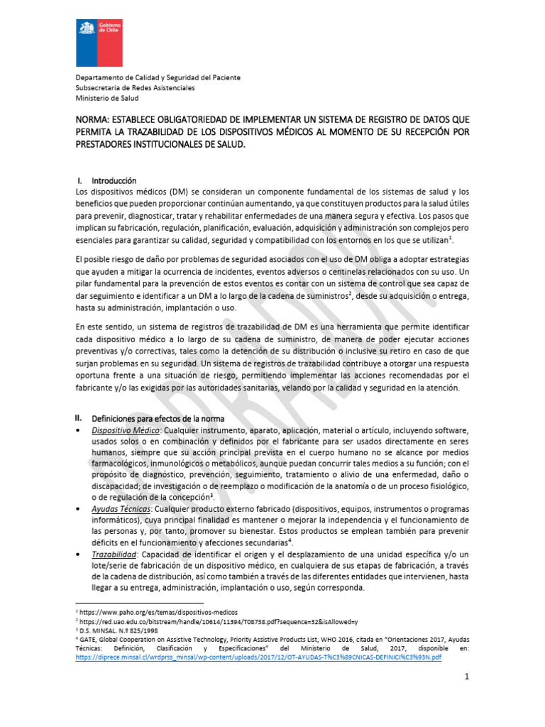 NORMA-TRAZABILIDAD-Compilado-Final-V-10012022_JFC-PFR-MOB | PDF | Cuidado de la salud | Medicina