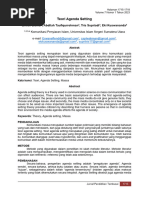 Teori Agenda Setting dalam Komunikasi | PDF