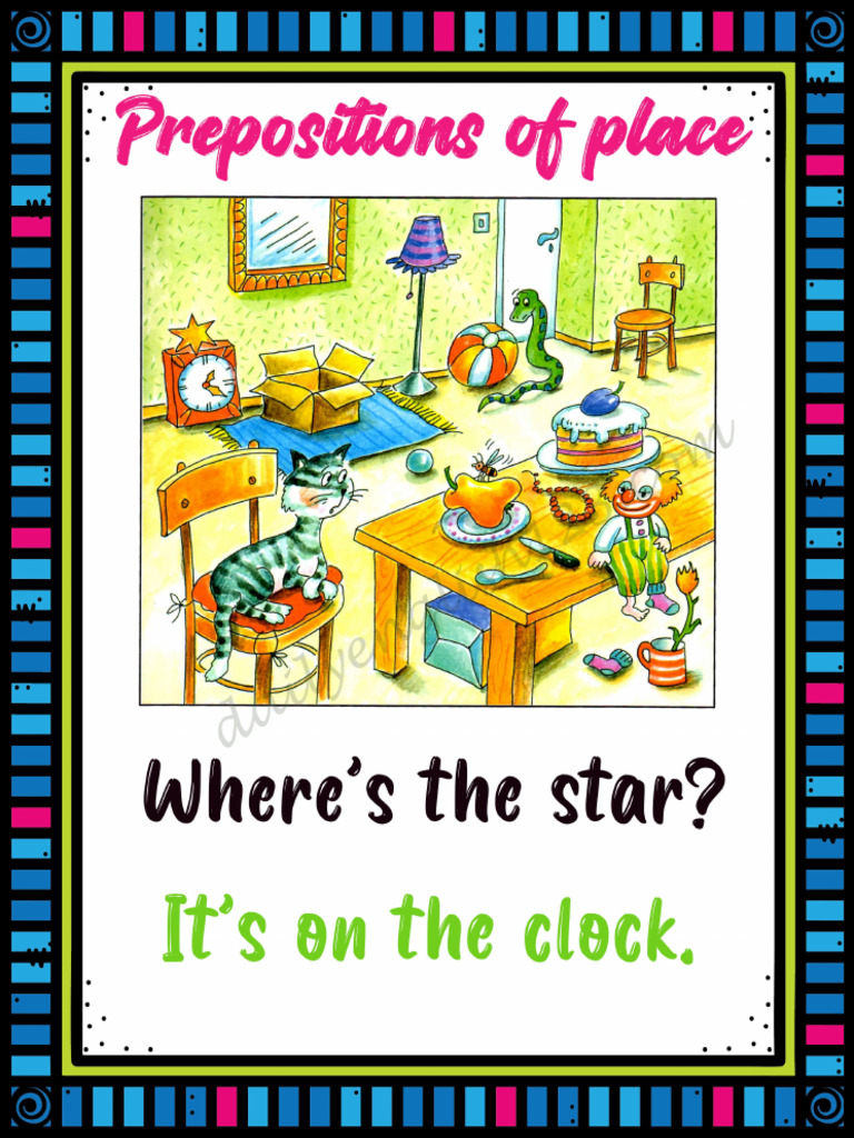 Prepositions of Place 11 | PDF