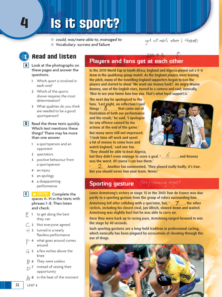 English in Mind-Unit4 | PDF