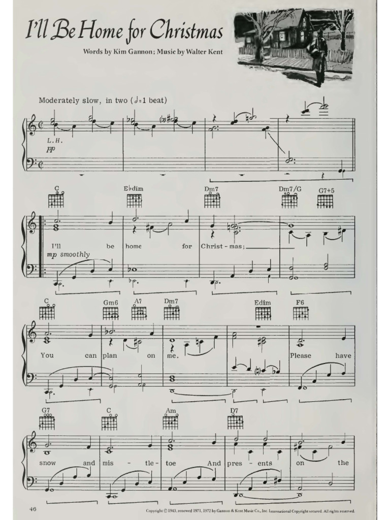 Ill Be Home For Christmas | PDF