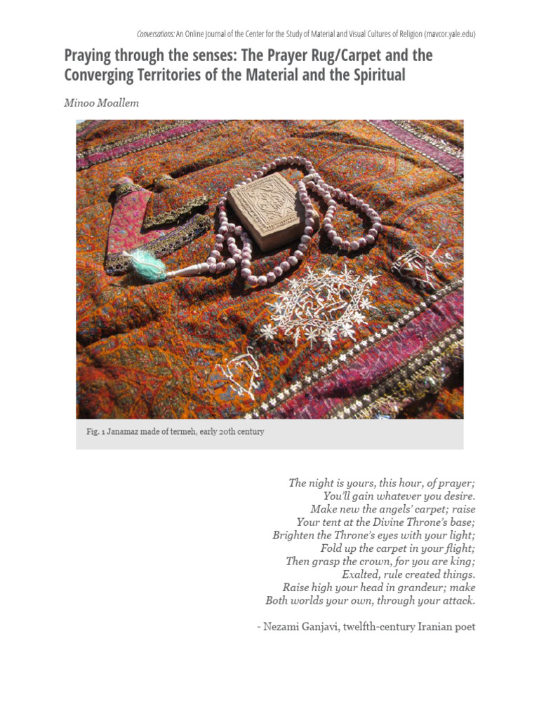 Praying Through The Senses | PDF | Hijab | Carpet