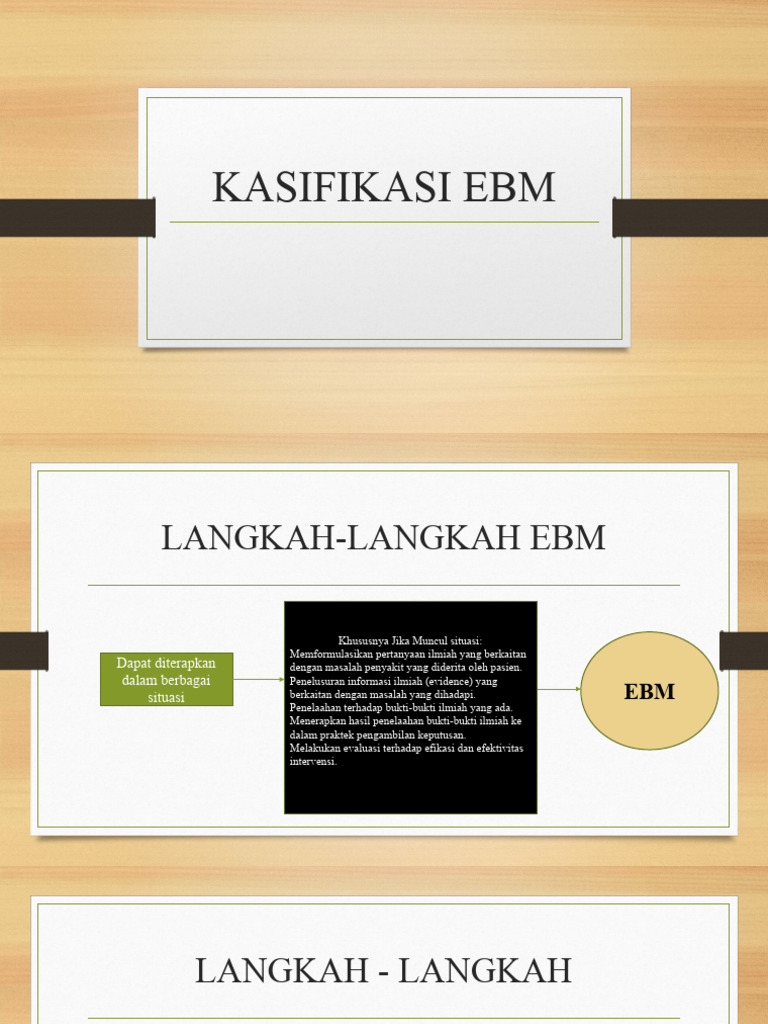 Klasifikasi EBM | PDF