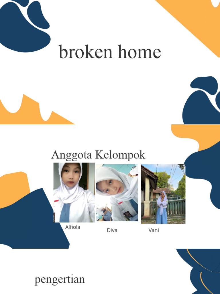 Power Point Broken Home | PDF