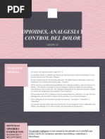 Resumen Capitulo 31 Agonistas y Antagonistas Opioides | PDF | Opioide | Analgésico
