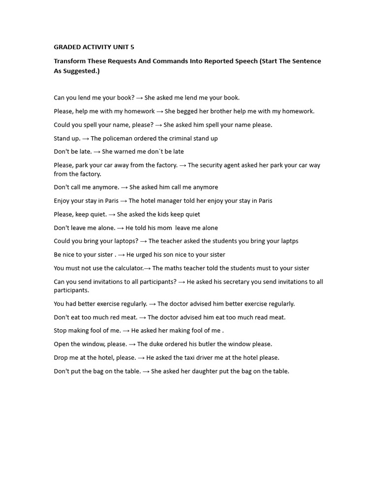 19 Graded Activity Unit 5 | PDF