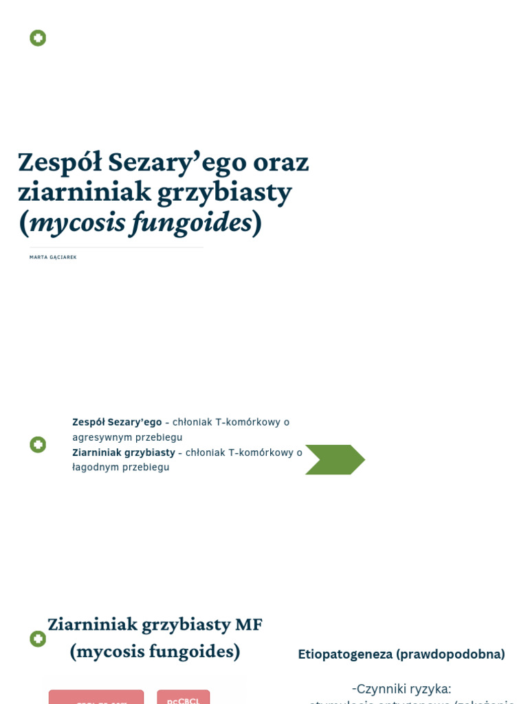 Sezary syndrome and mycosis fungoides | PDF