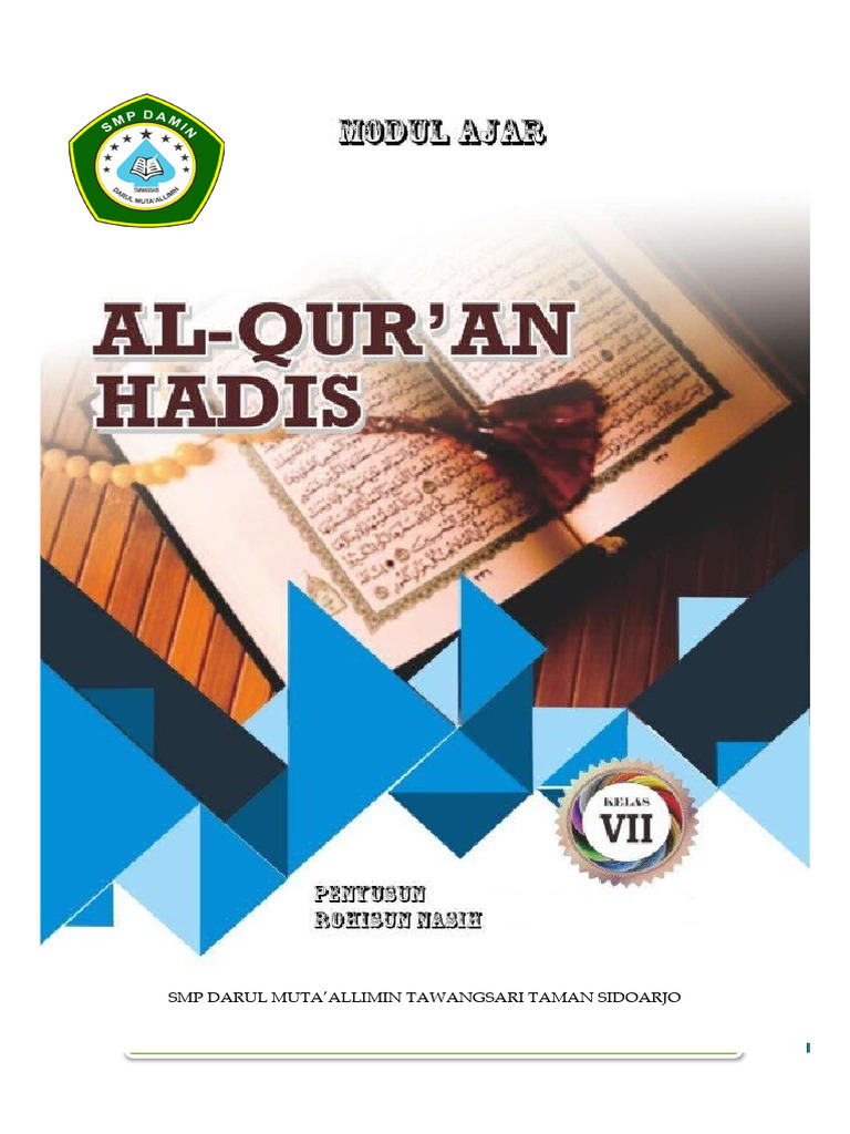 RPP Qurdis Kelas 7 Baru Merdaeka Belajar Tajwid | PDF | Agama ...
