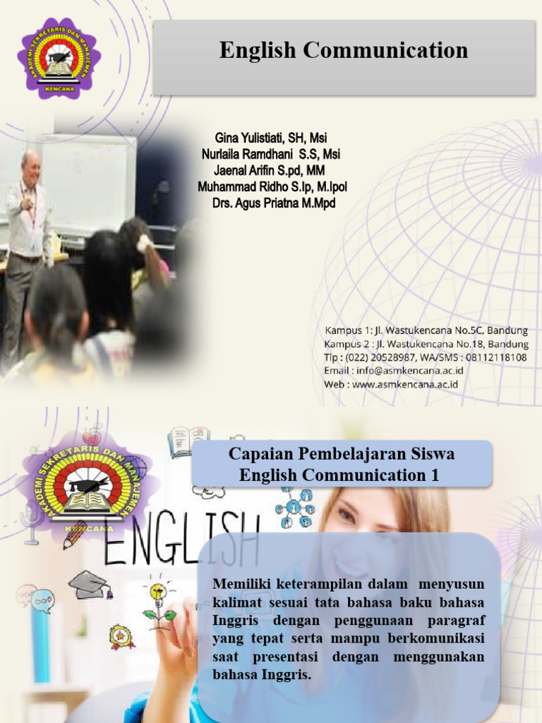 Unit 8 English Communication | PDF | Career & Growth | Language Arts ...
