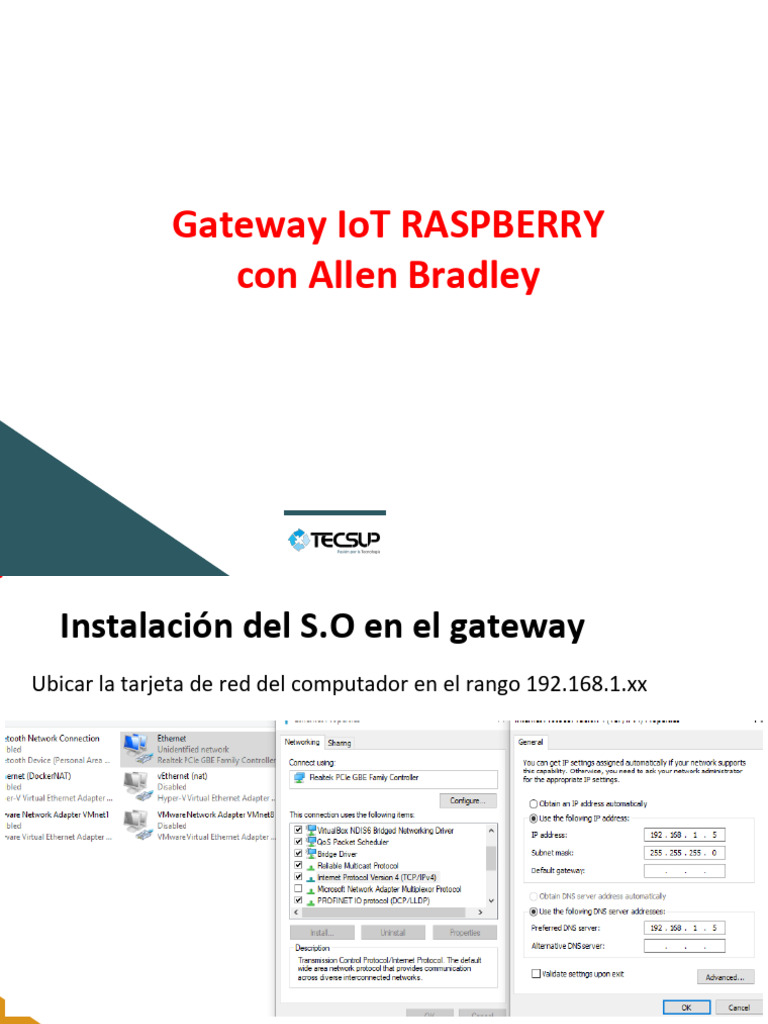 LAB Gateway - Raspberry IoT - AllenBradley | PDF