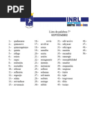 Vocabulario Quinto Grado | PDF