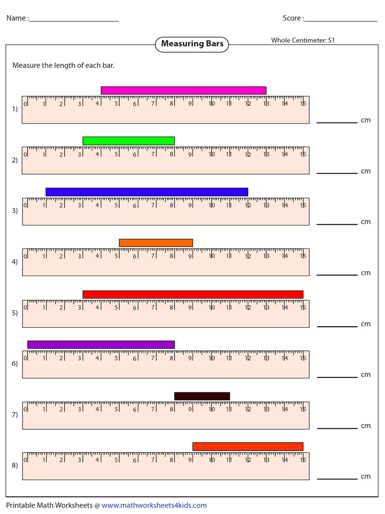 Bar Whole cm1 | PDF | Length | Metrology