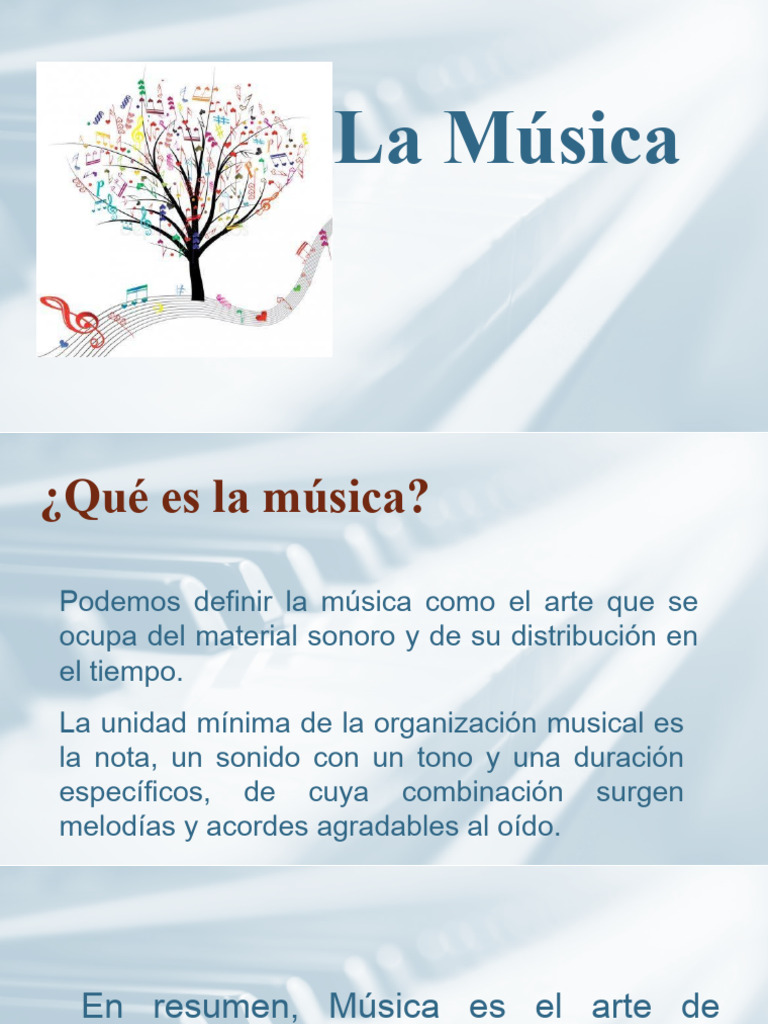 Concepto de Música-Sonido | PDF | Sonido | Las artes escénicas