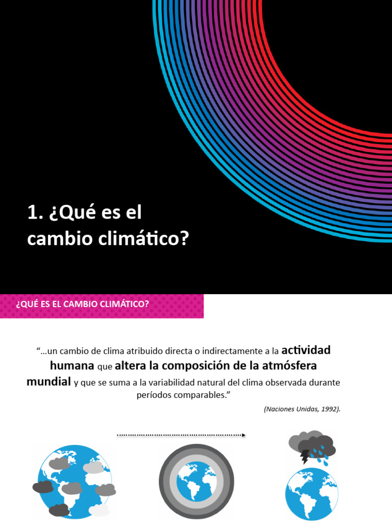 PPT2 - Conceptos Basicos Sobre Cambio Climatico - 15.08.2014 | PDF ...