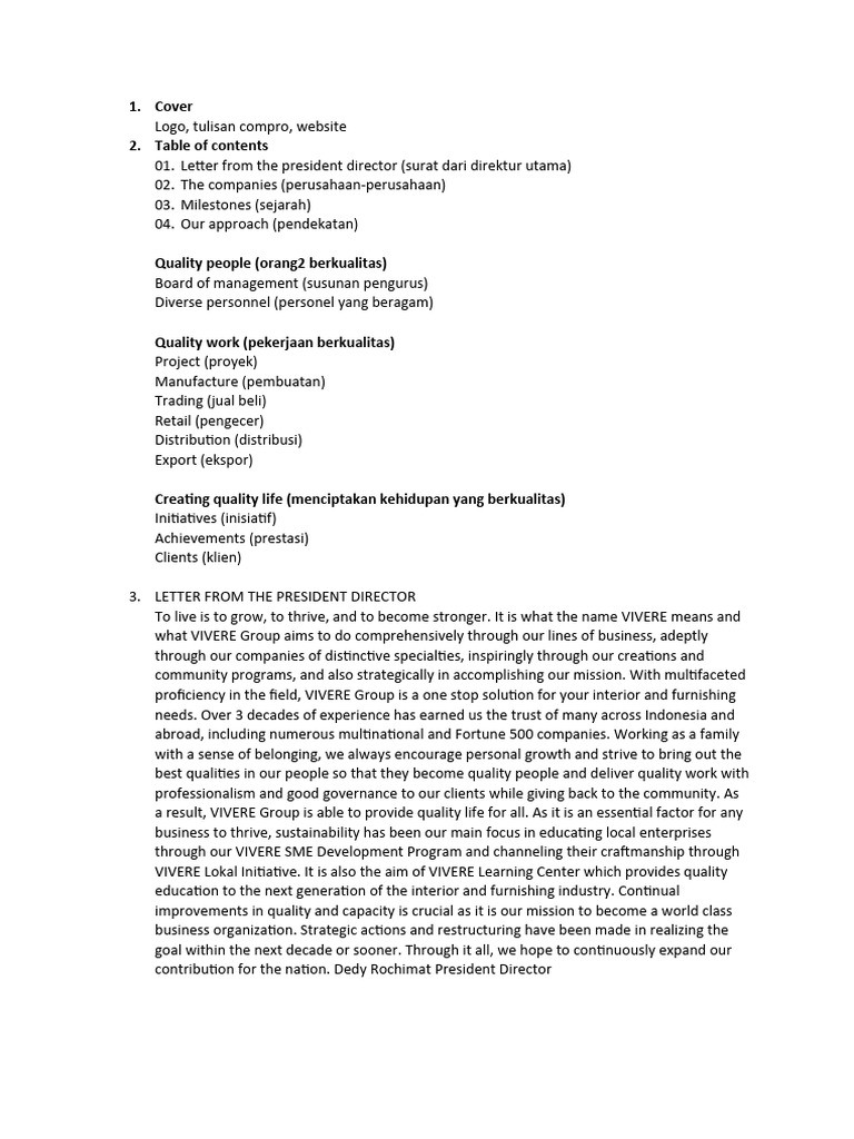 New Konsep Compro | PDF | Business | Market (Economics)