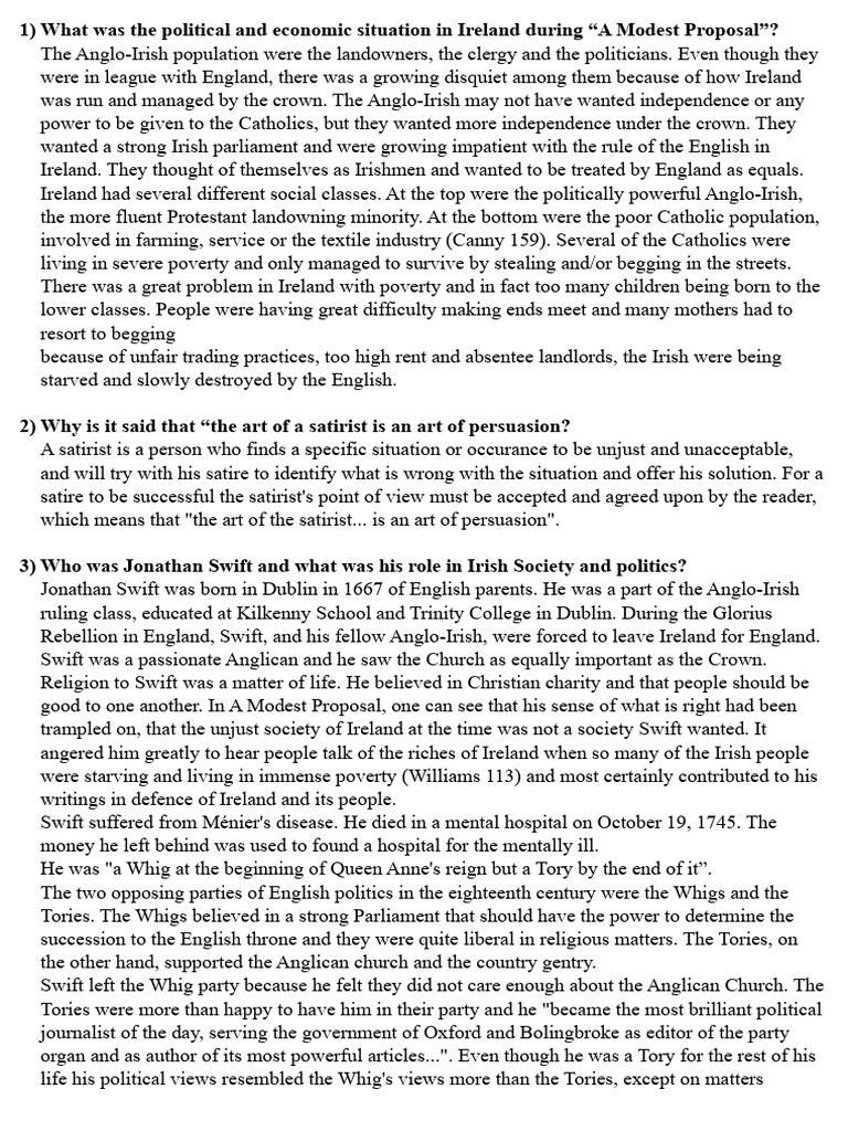 Satire | PDF | Jonathan Swift | Satire