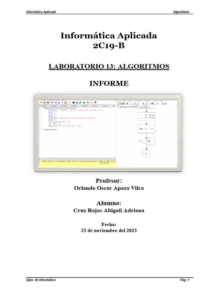 L13 Algoritmos | PDF | Algoritmos | Programación de computadoras
