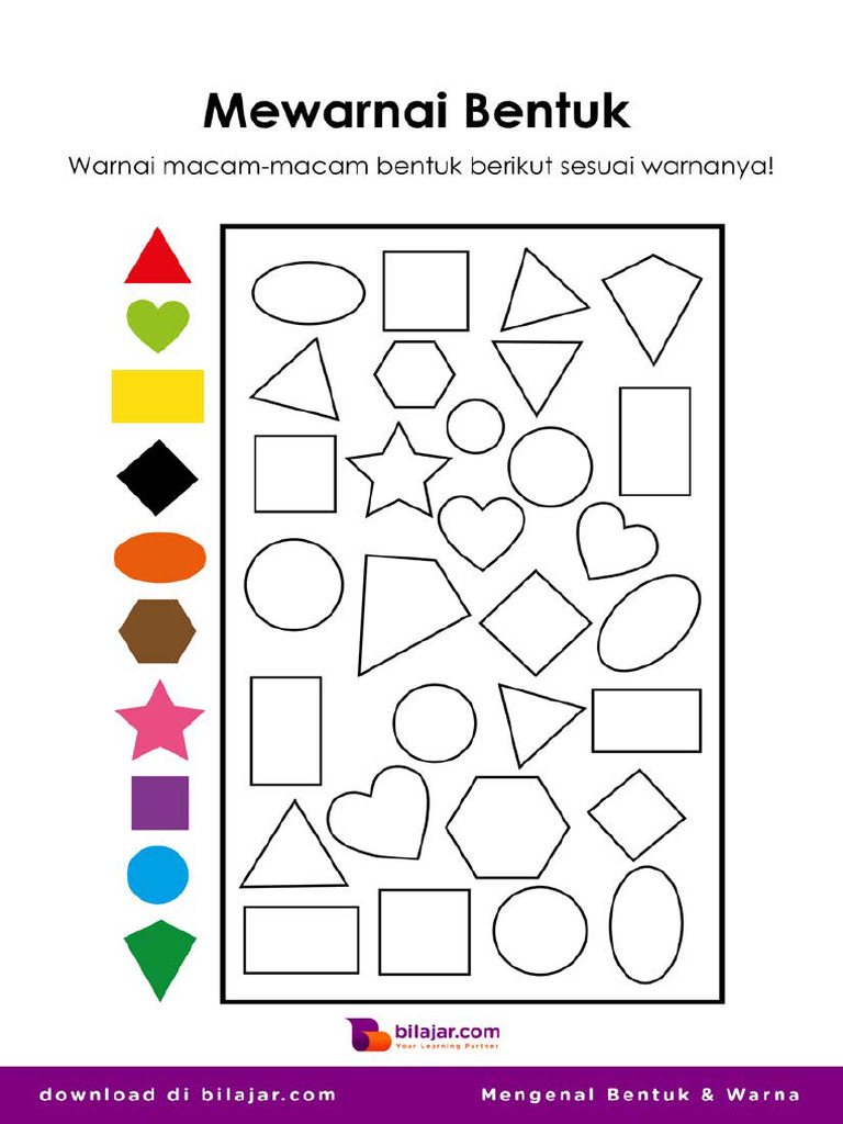 Mengenal Bentuk Warna 4 | PDF