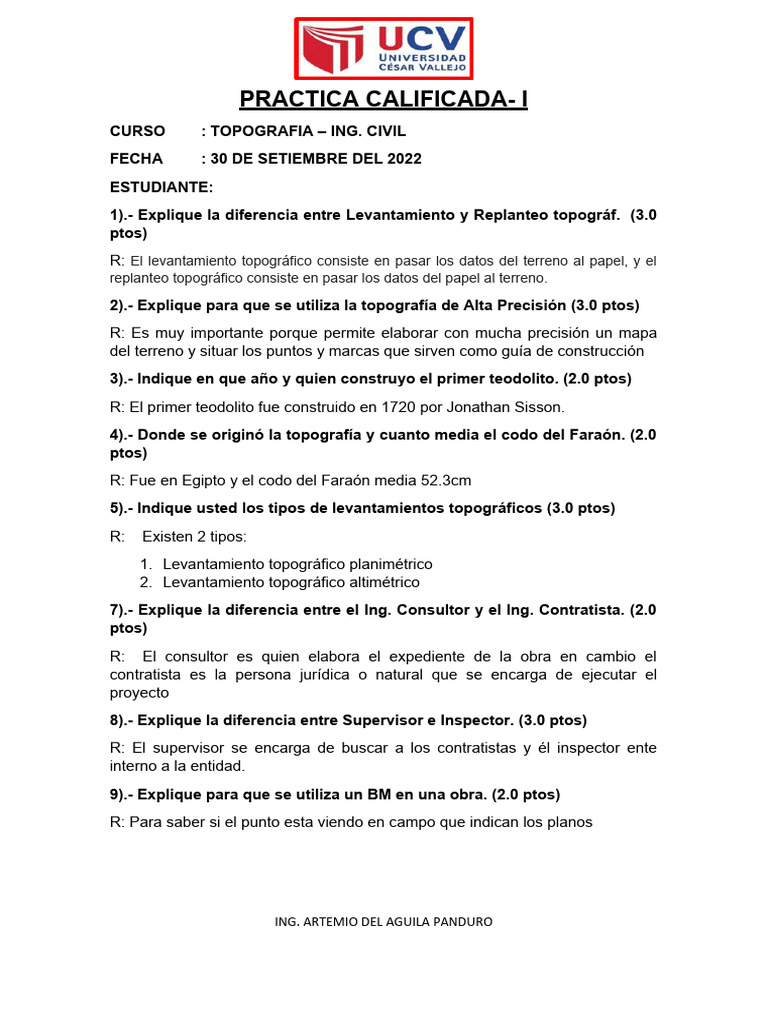 Pract. Calif.-I-Topo-Civil - 02 - 22 | PDF