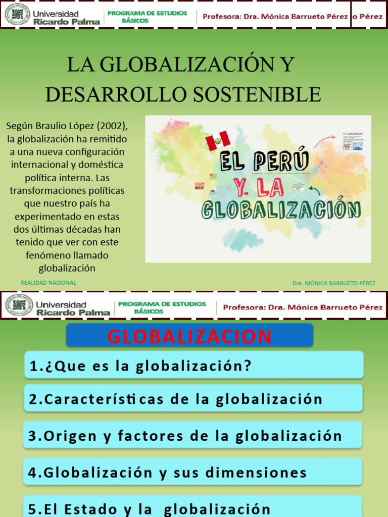 Globalizacion y Desarrollo Sostenible | PDF | Globalización | Neoliberalismo
