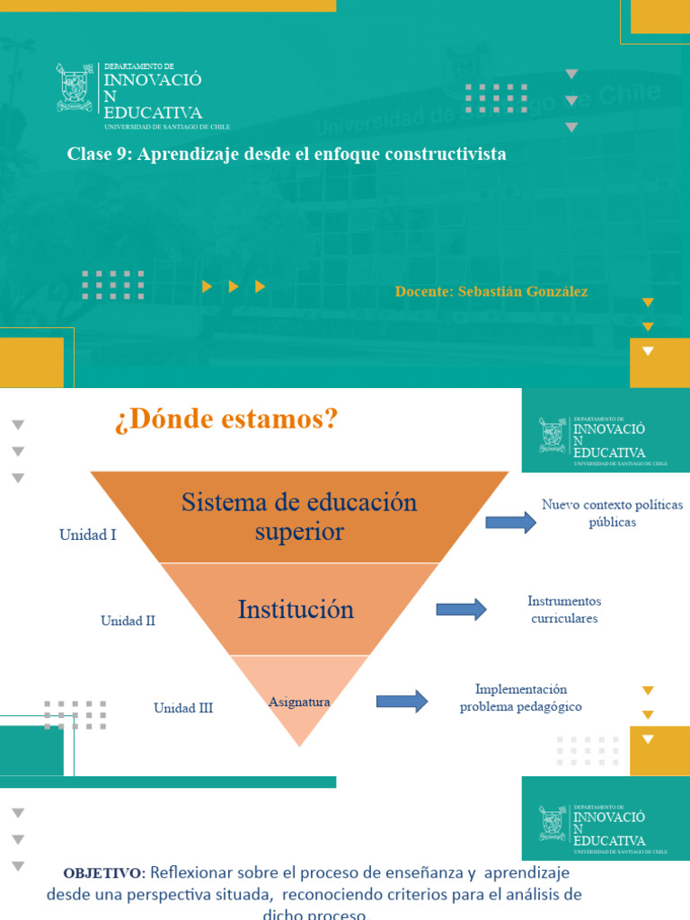 Clase 9 Socioconstructivismo | PDF | Enseñando | Maestros