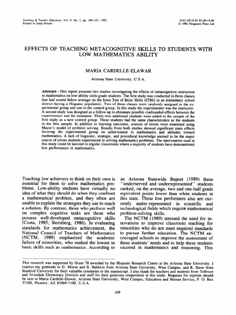 Cardelle Elawar1992 | PDF